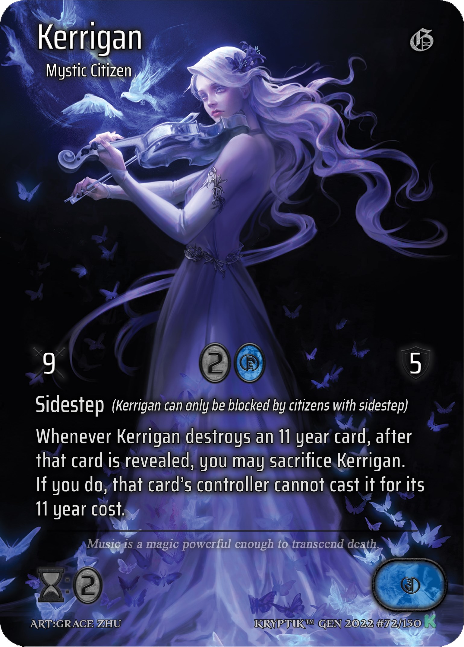 Kerrigan (Full Art) - Genesis [Kickstarter] - Kryptik TCG