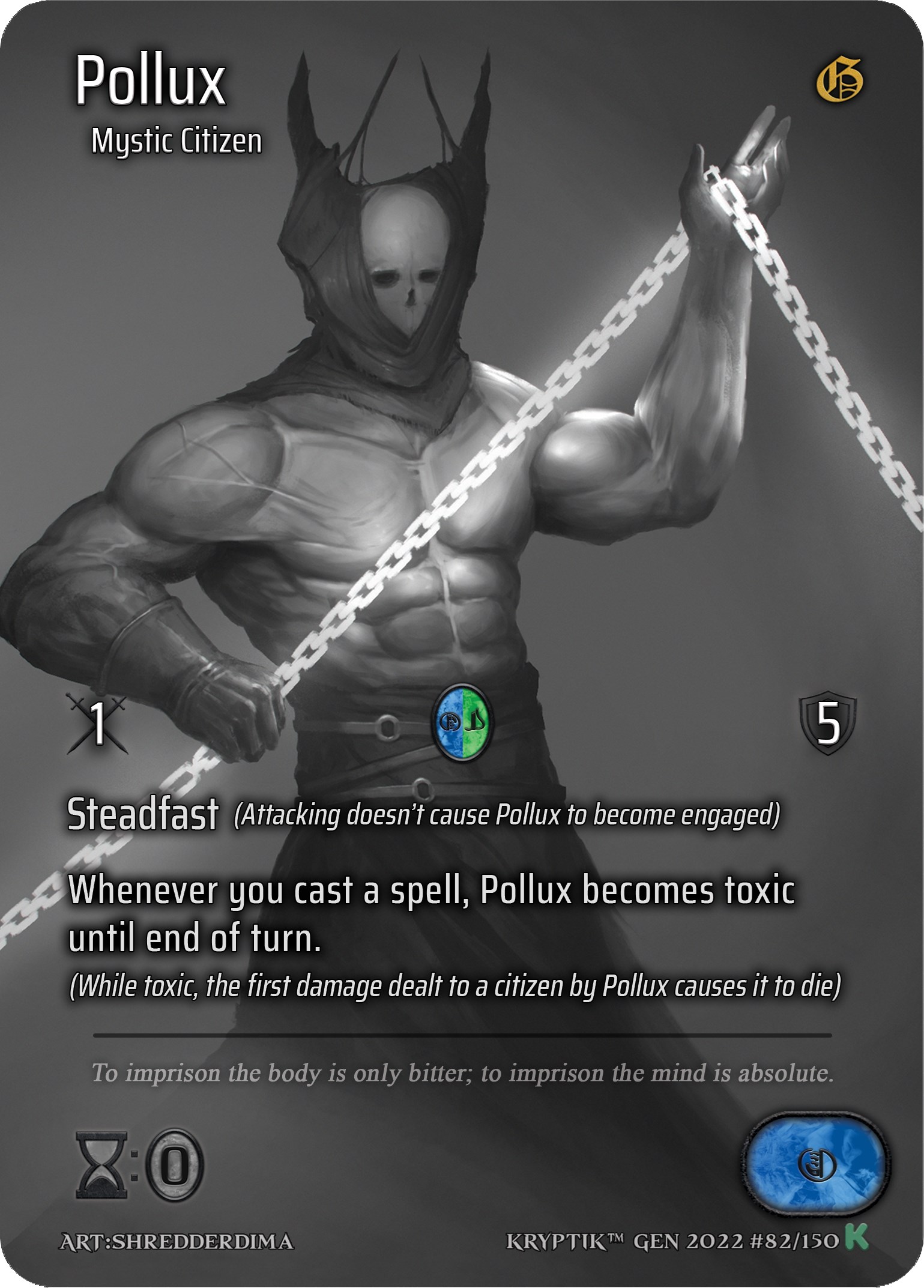 Pollux (Full Art) - Genesis [Kickstarter] - Kryptik TCG