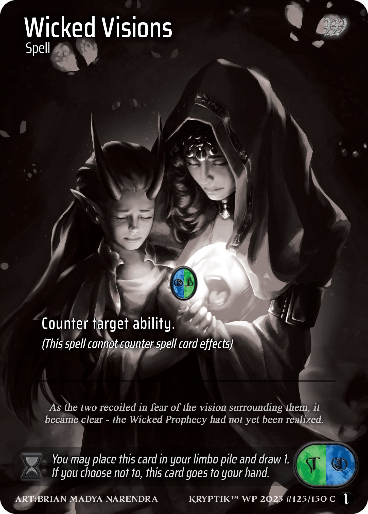 Wicked Visions (Cosmo Foil) - Wicked Prophecy [Wave 1] (eBay Gen Con Exclusive) - Kryptik TCG