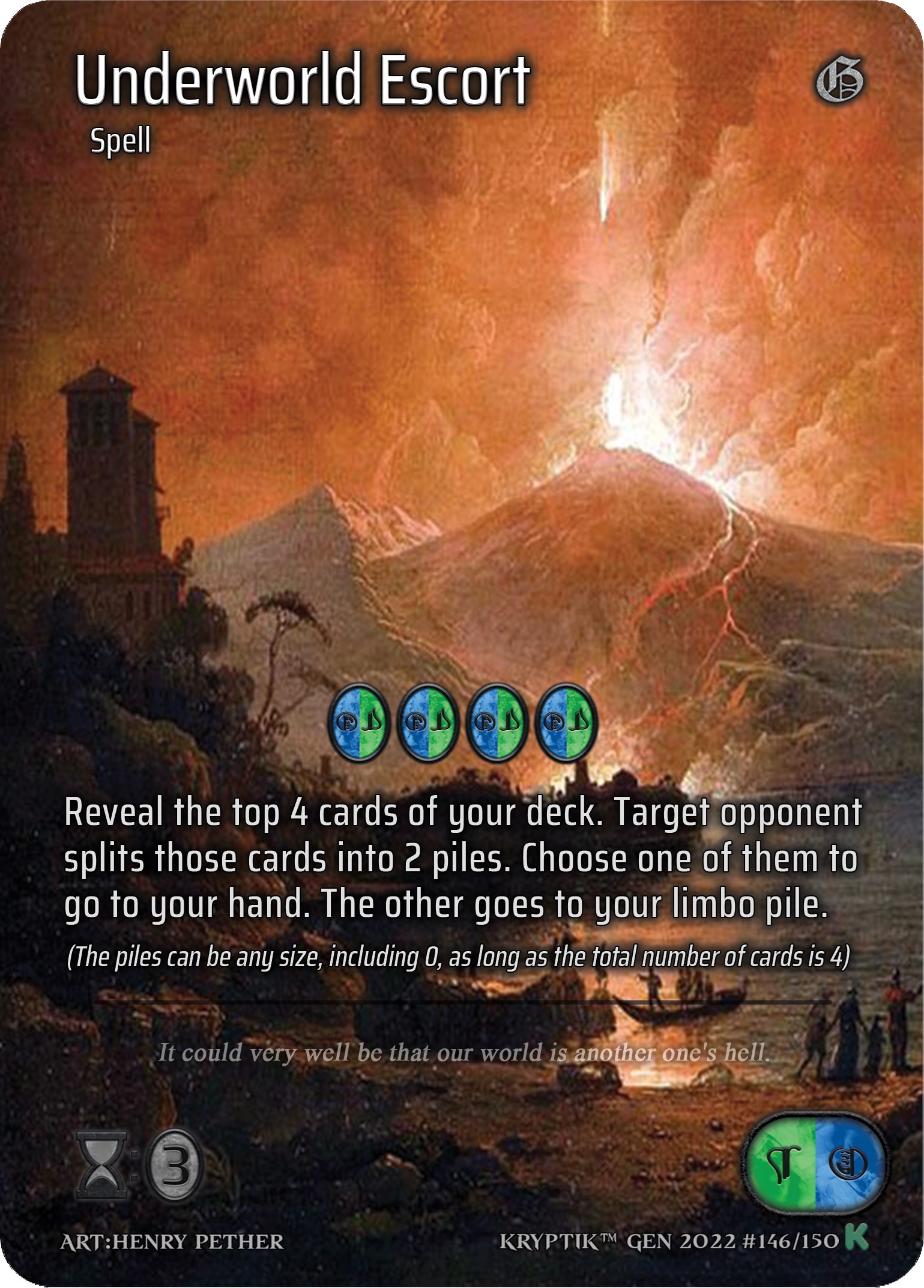 Underworld Escort (Full Art) - Genesis [Kickstarter] - Kryptik TCG