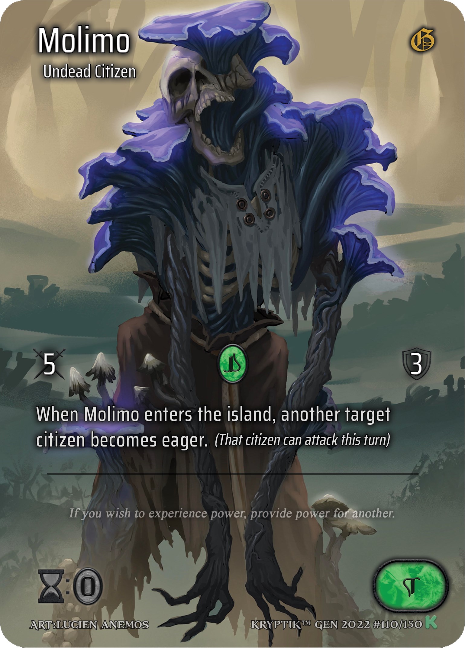 Molimo (Full Art) - Genesis [Kickstarter] - Kryptik TCG