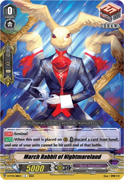 March Rabbit of Nightmareland - D-PV01: History Collection - Cardfight ...