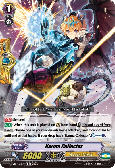 Karma Collector - D-PV01: History Collection - Cardfight Vanguard