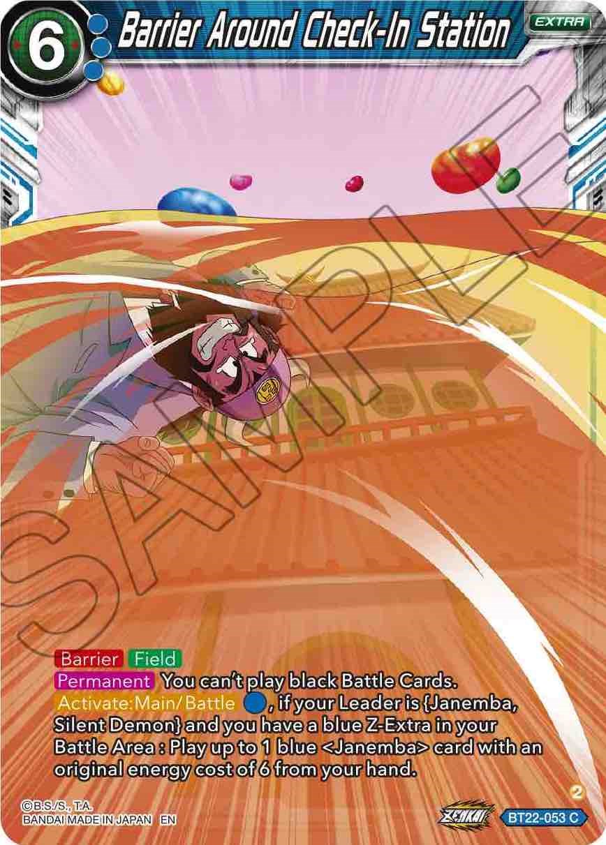 Barrier Around Check-In Station - Critical Blow - Dragon Ball Super CCG