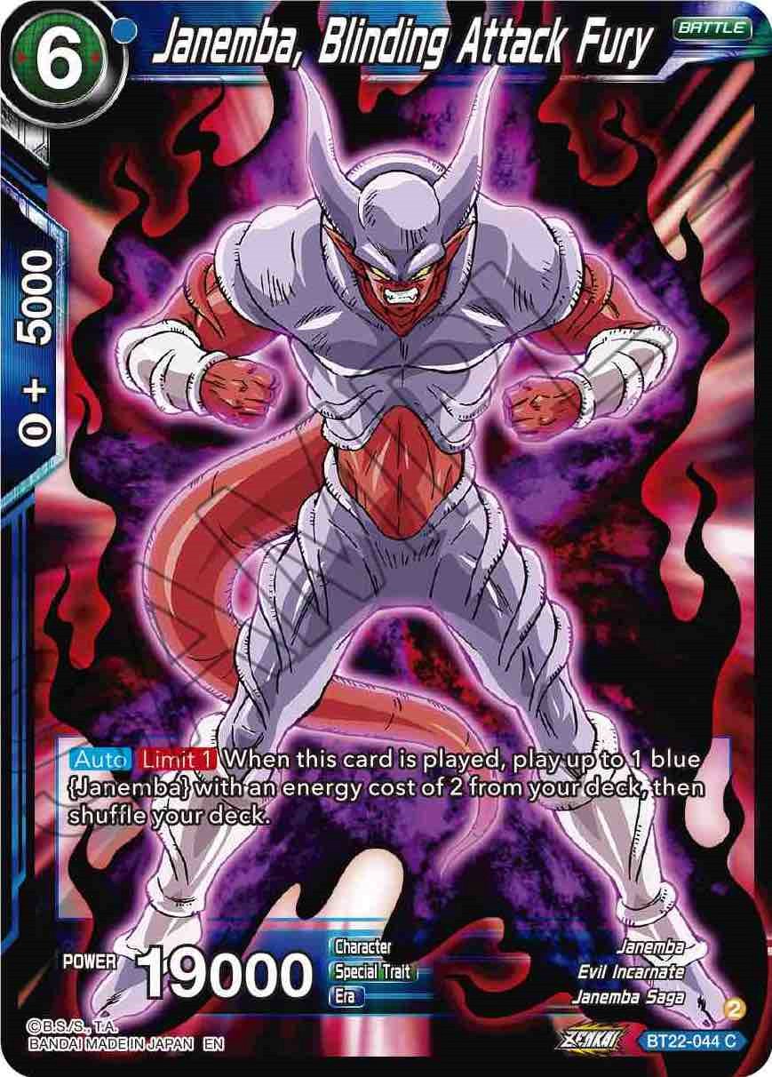 Janemba, Blinding Attack Fury - Critical Blow - Dragon Ball Super: Masters