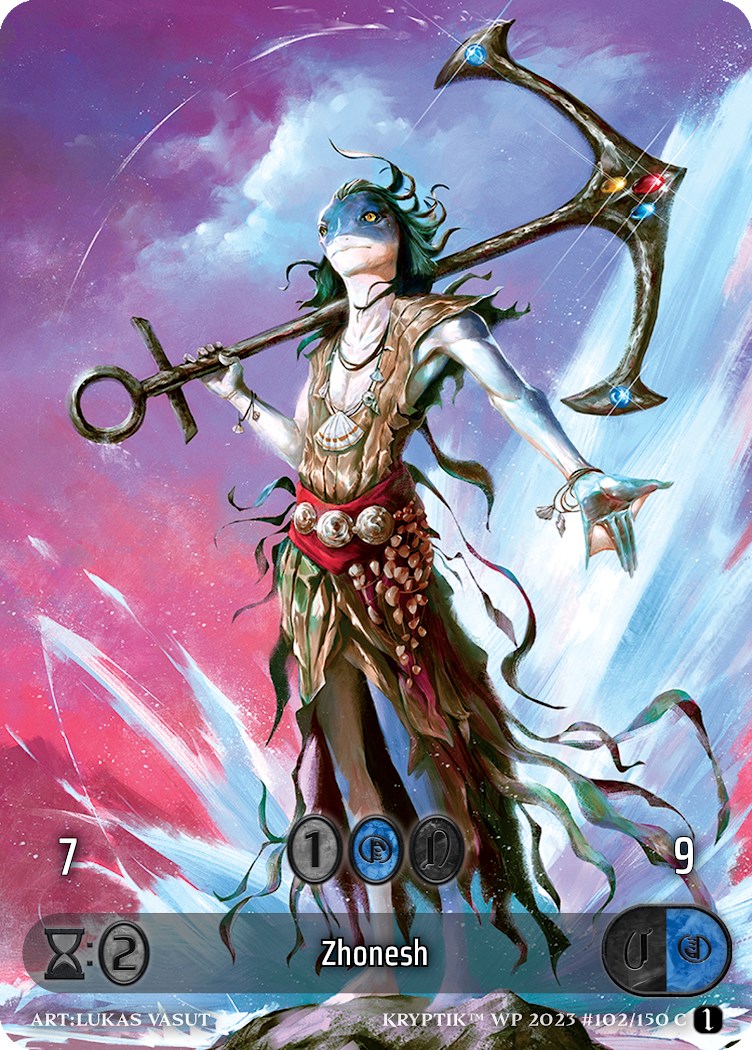 Zhonesh (Box Topper) (Glass) - Wicked Prophecy [Wave 1] - Kryptik TCG