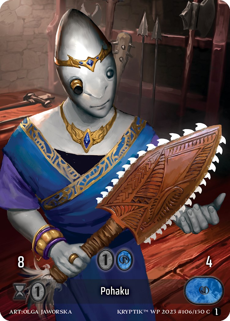 Pohaku (Box Topper) (Glass Foil) - Wicked Prophecy [Wave 1] - Kryptik TCG