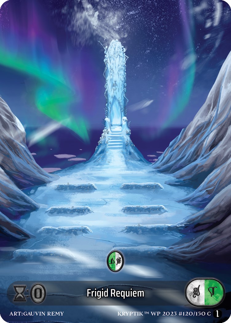 Frigid Requiem (Box Topper) (Glass Foil) - Wicked Prophecy [Wave 1 ...