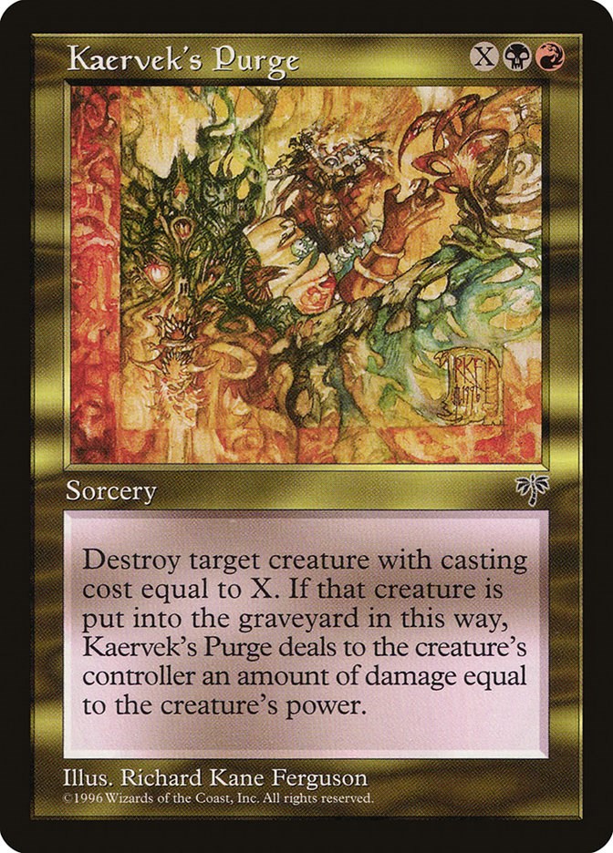Kaervek's Purge - Mirage - Magic: The Gathering