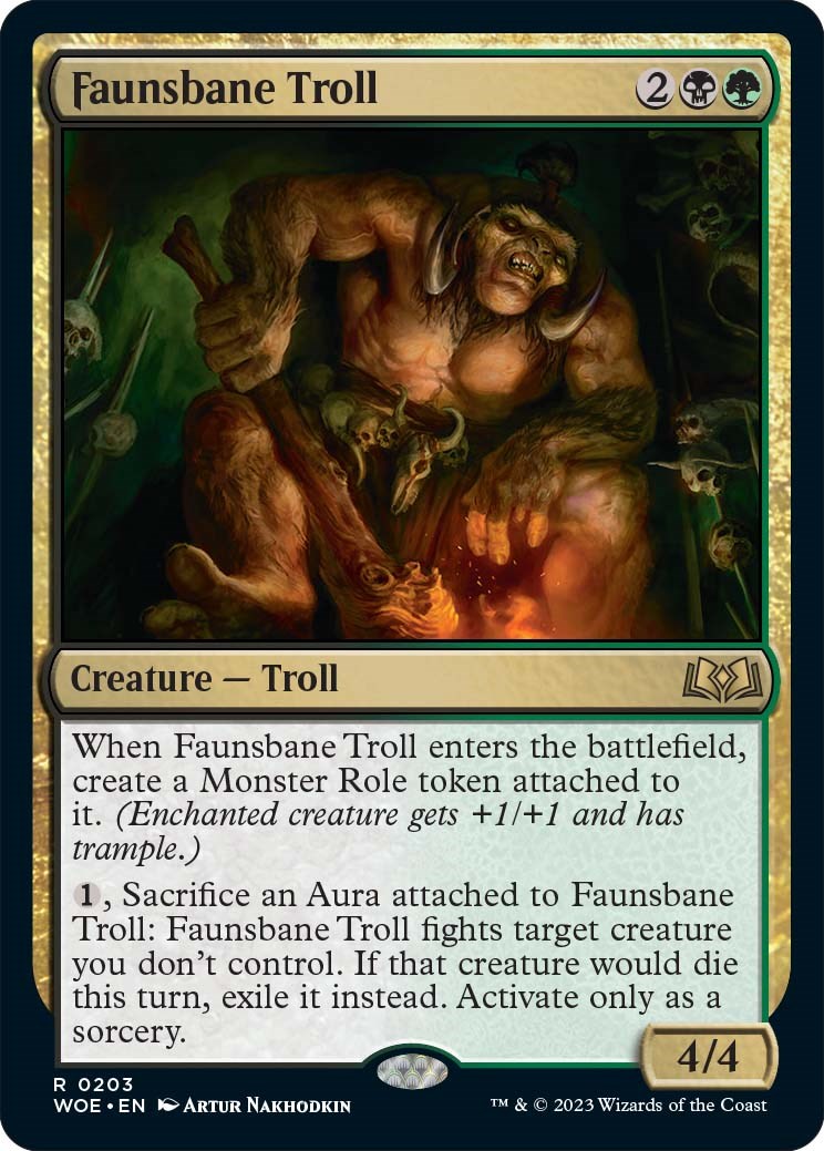 Faunsbane Troll - Wilds of Eldraine - Magic: The Gathering