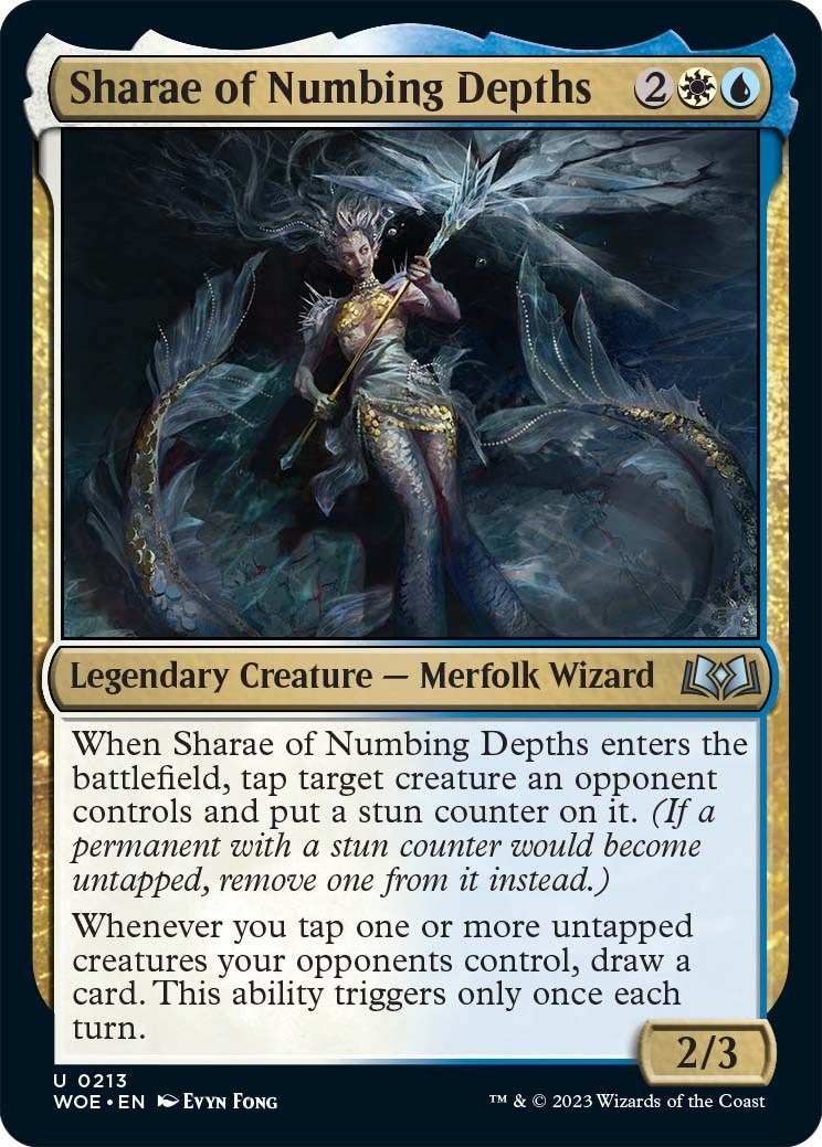 Sharae of Numbing Depths - Wilds of Eldraine - Magic: The Gathering