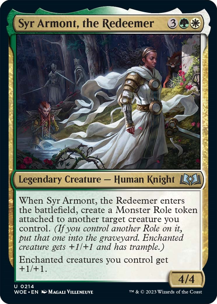 Syr Armont, the Redeemer - Wilds of Eldraine - Magic: The Gathering