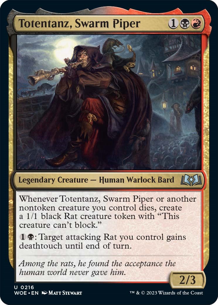 Totentanz, Swarm Piper - Wilds of Eldraine - Magic: The Gathering