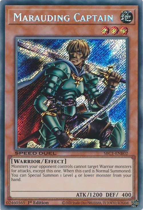 Marauding Captain (Secret Rare) - Speed Duel: Streets of Battle City ...
