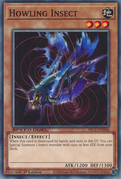 Howling Insect - Speed Duel: Streets of Battle City - YuGiOh