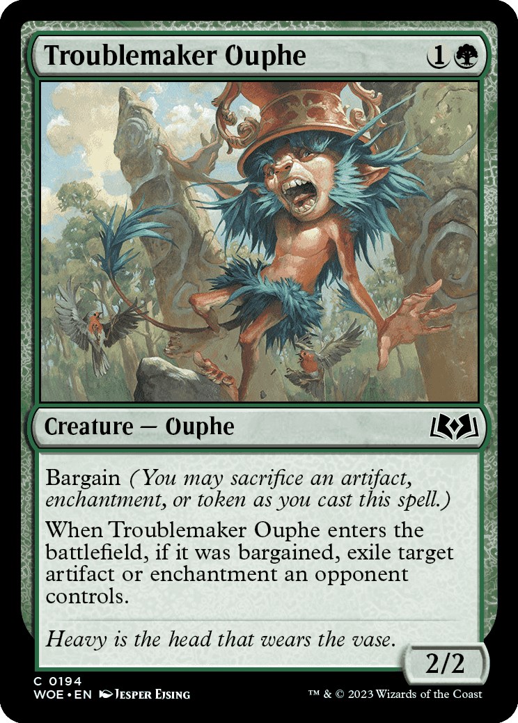 Troublemaker Ouphe - Wilds of Eldraine - Magic: The Gathering