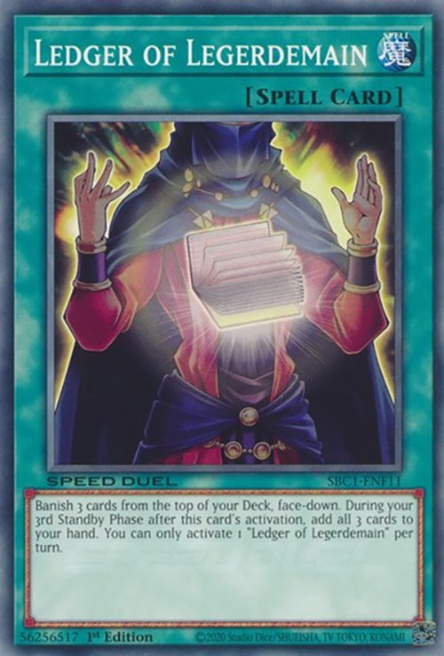Ledger of Legerdemain - Speed Duel: Streets of Battle City - YuGiOh