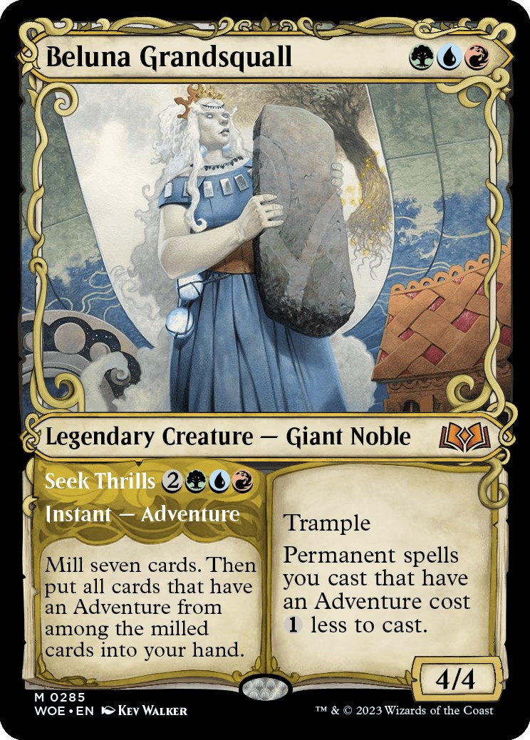 Beluna Grandsquall (Showcase) - Wilds of Eldraine - Magic: The Gathering