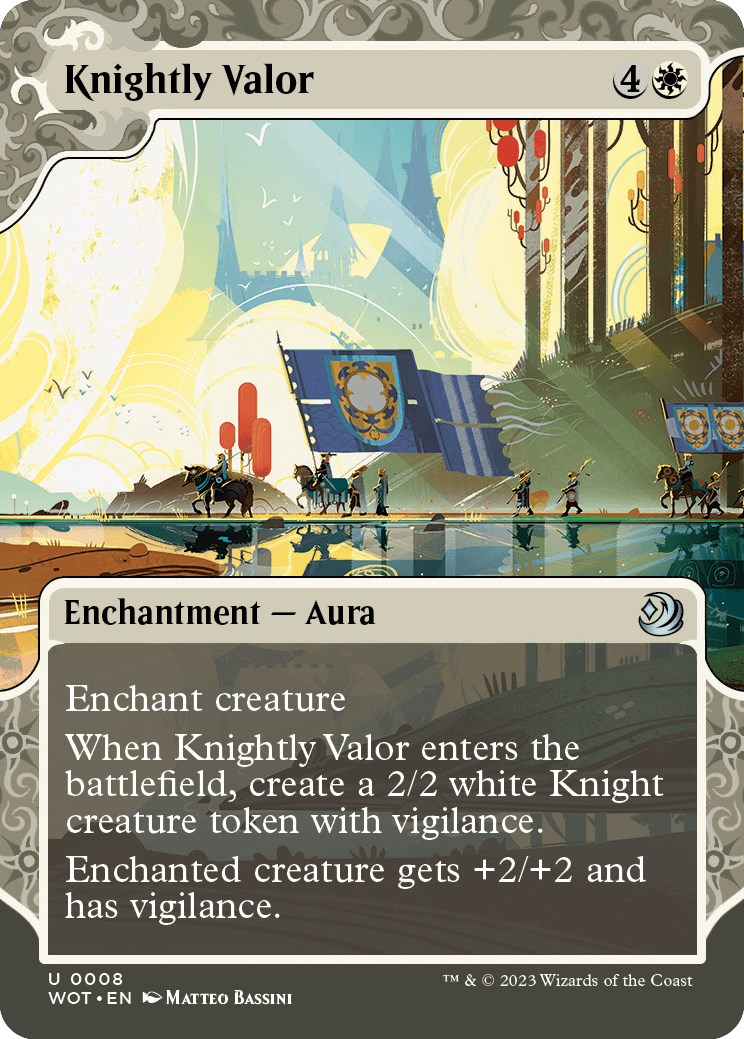 Knightly Valor - Wilds of Eldraine: Enchanting Tales - Magic: The Gathering