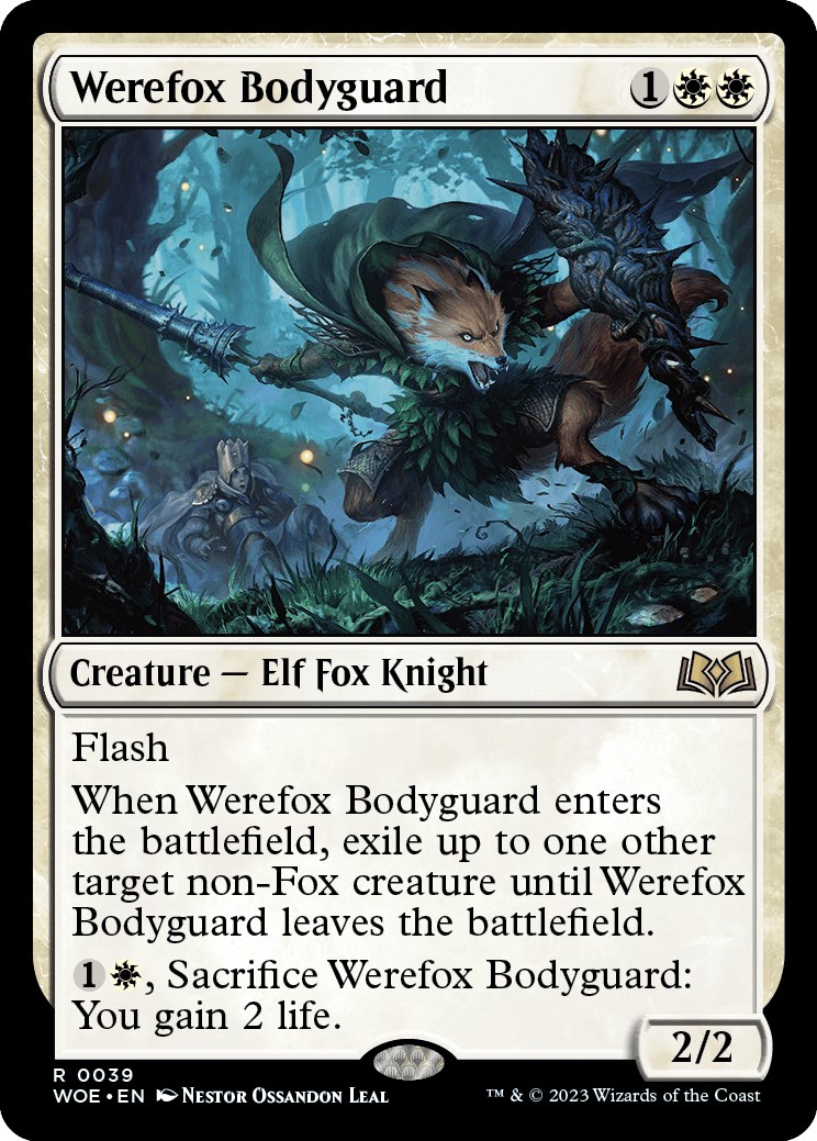 Werefox Bodyguard - Wilds of Eldraine - Magic: The Gathering