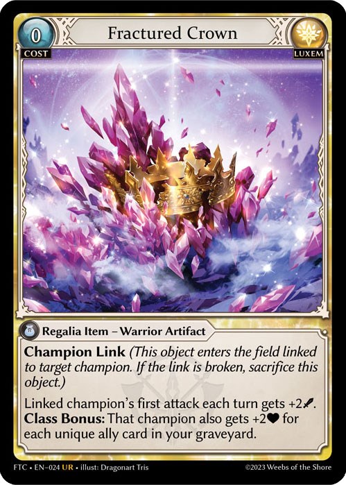 Fractured Crown - Fractured Crown - Grand Archive TCG