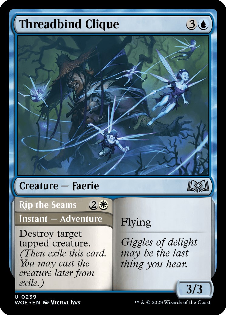 Threadbind Clique - Wilds of Eldraine - Magic: The Gathering