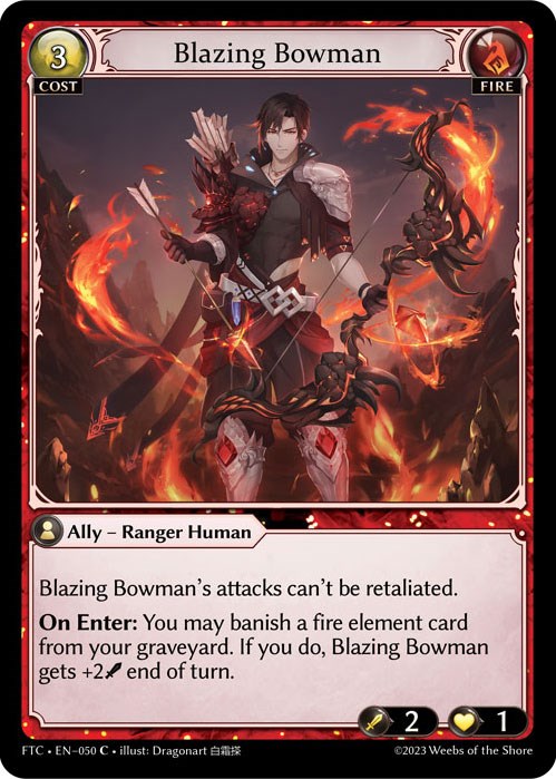 Blazing Bowman - Fractured Crown - Grand Archive TCG