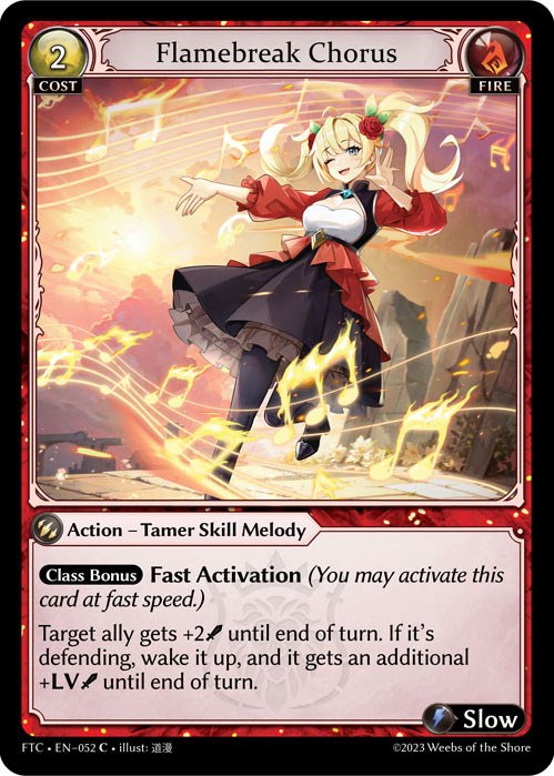 Flamebreak Chorus - Fractured Crown - Grand Archive TCG
