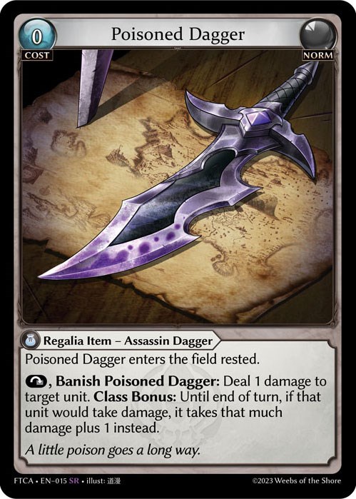 Poisoned Dagger - Fractured Crown - Grand Archive TCG