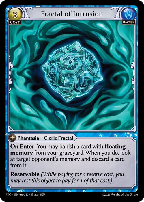 Fractal of Intrusion - Fractured Crown - Grand Archive TCG
