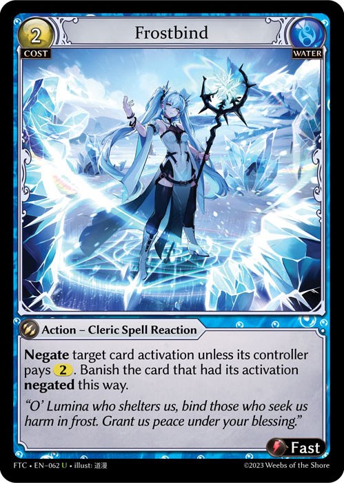 Frostbind - Fractured Crown - Grand Archive TCG
