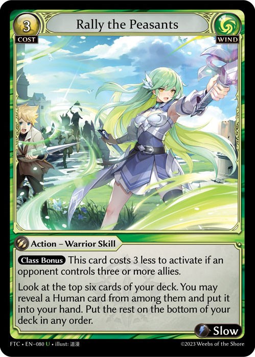 Rally the Peasants - Fractured Crown - Grand Archive TCG