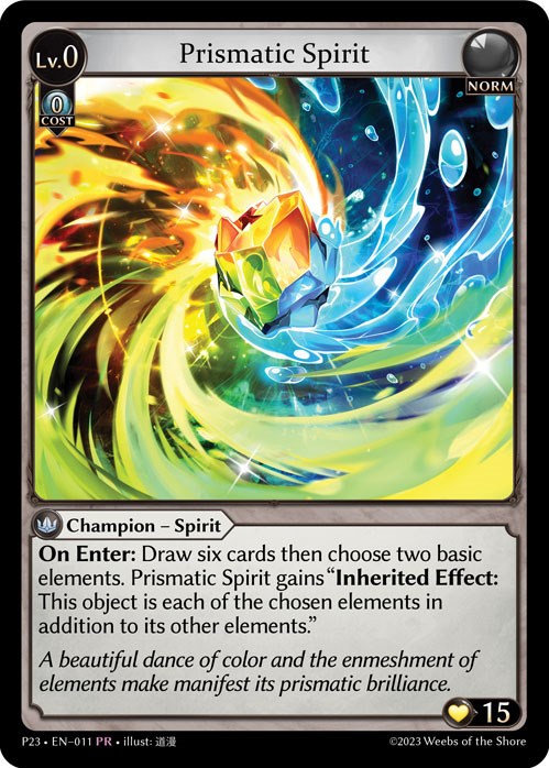 Prismatic Spirit - Promotional Cards - Grand Archive TCG