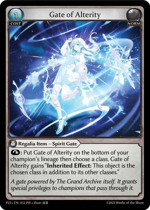 Gate of Alterity - Promotional Cards - Grand Archive TCG