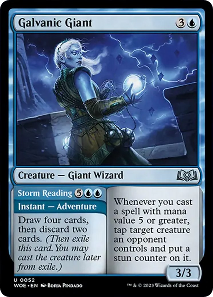 Galvanic Giant - Wilds of Eldraine - Magic: The Gathering