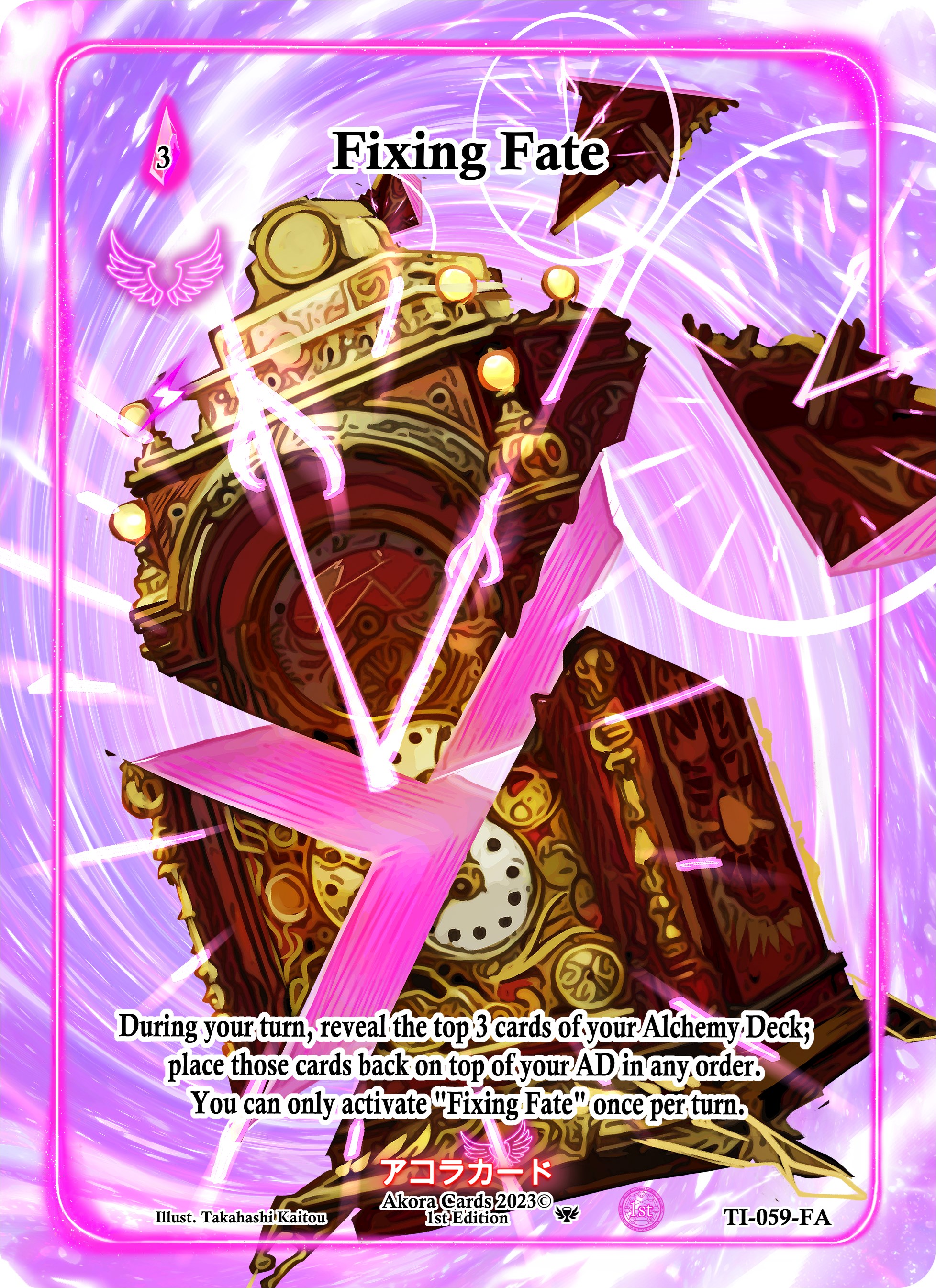 Fixing Fate (Full Art) - Trials of Ikithia [1st Edition] - Akora TCG