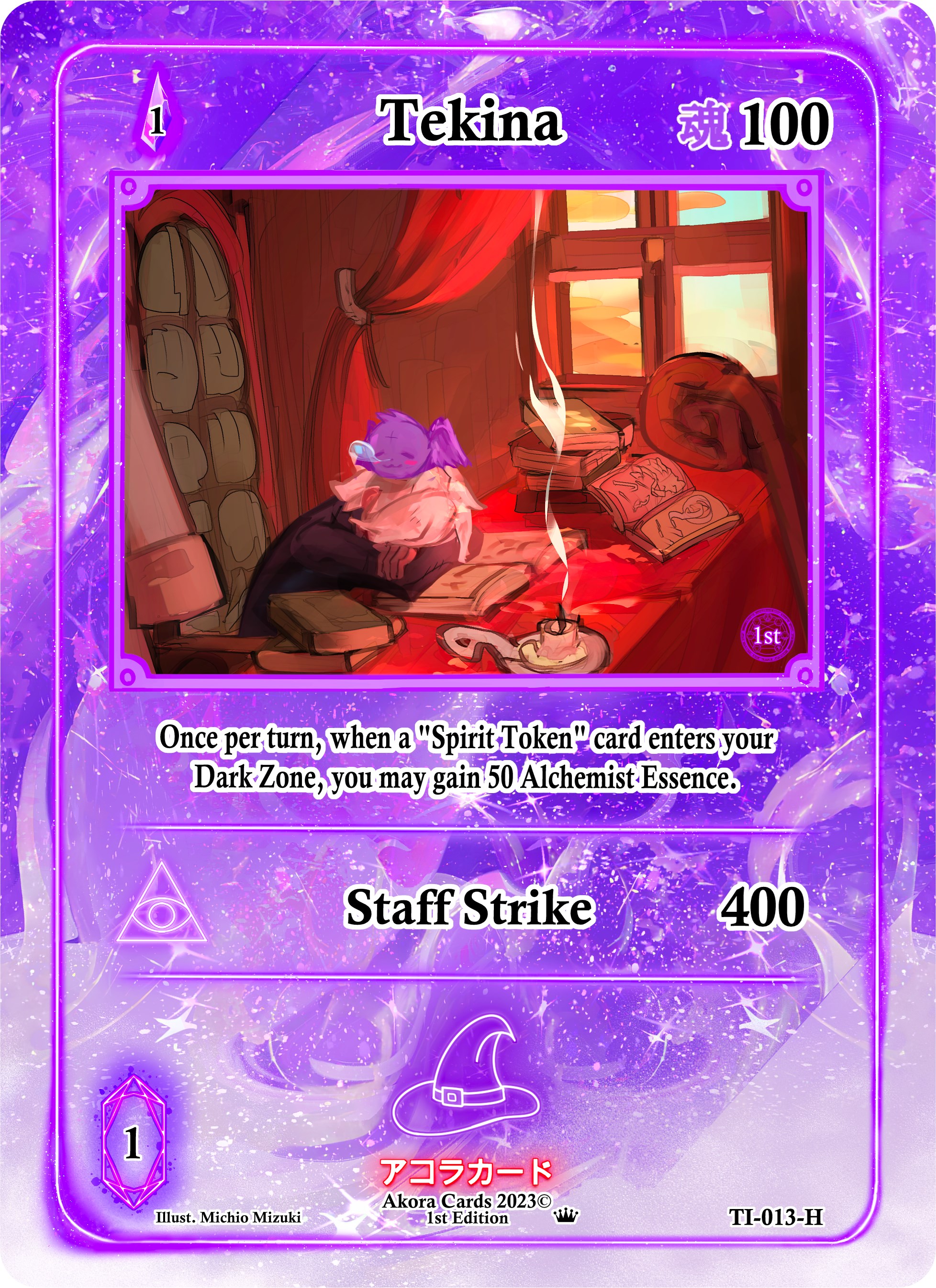 Tekina (Holo) - Trials of Ikithia [1st Edition] - Akora TCG