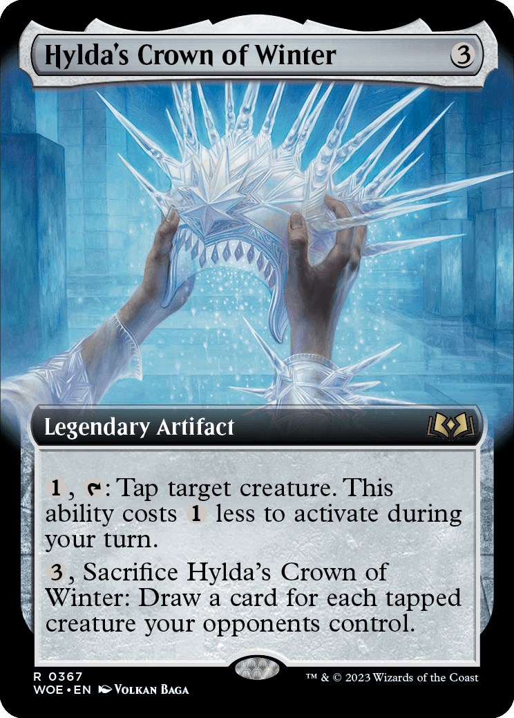 Hylda's Crown of Winter (Extended Art) - Wilds of Eldraine - Magic: The ...