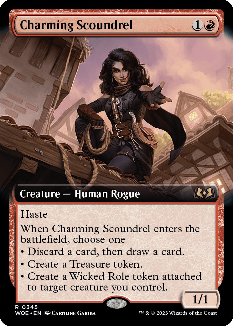 Charming Scoundrel (Extended Art) - Wilds of Eldraine - Magic: The ...