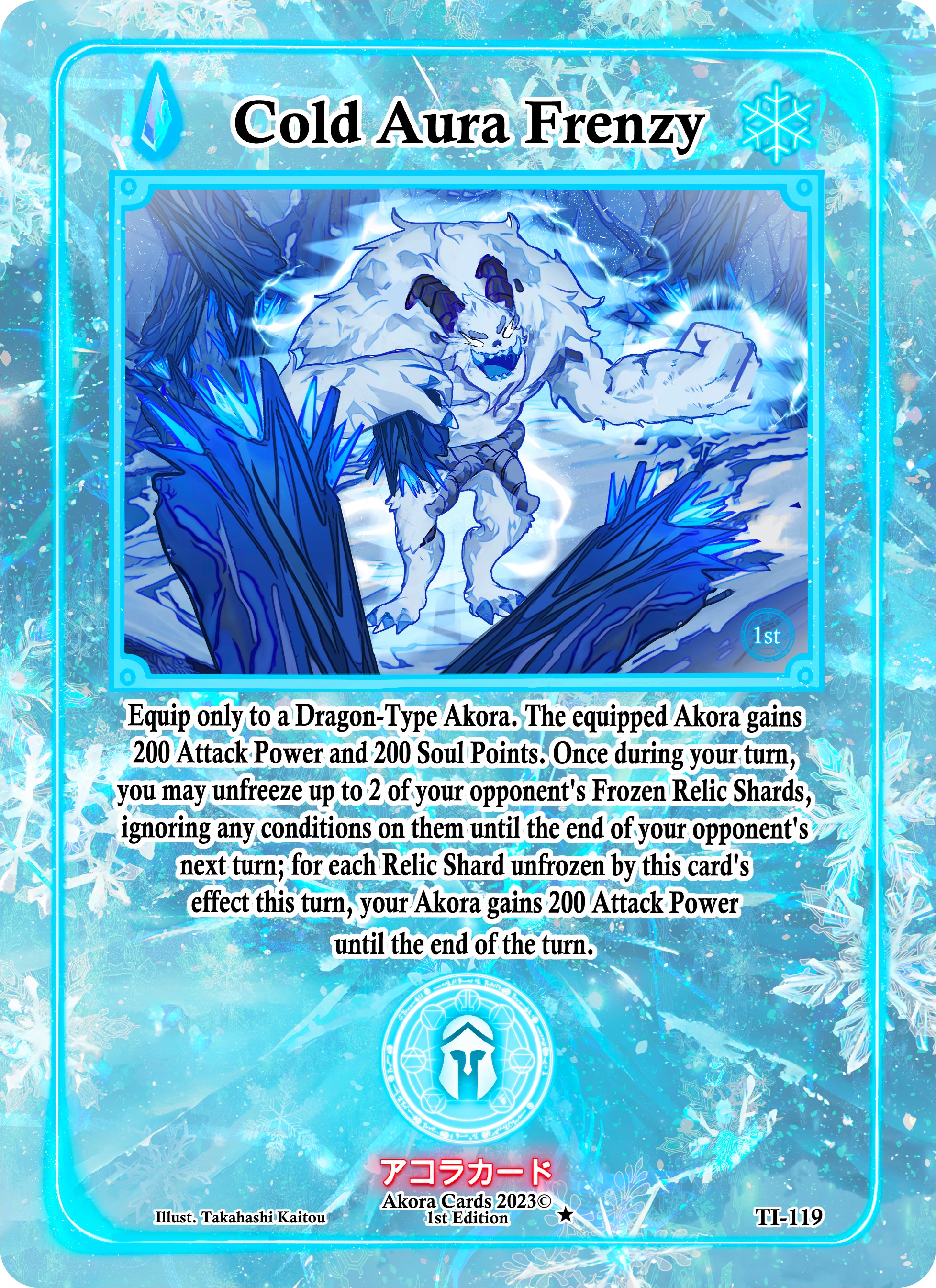Cold Aura Frenzy - Trials of Ikithia [1st Edition] - Akora TCG