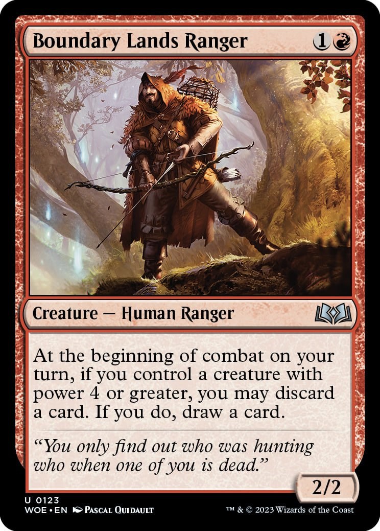 Boundary Lands Ranger - Wilds of Eldraine - Magic: The Gathering