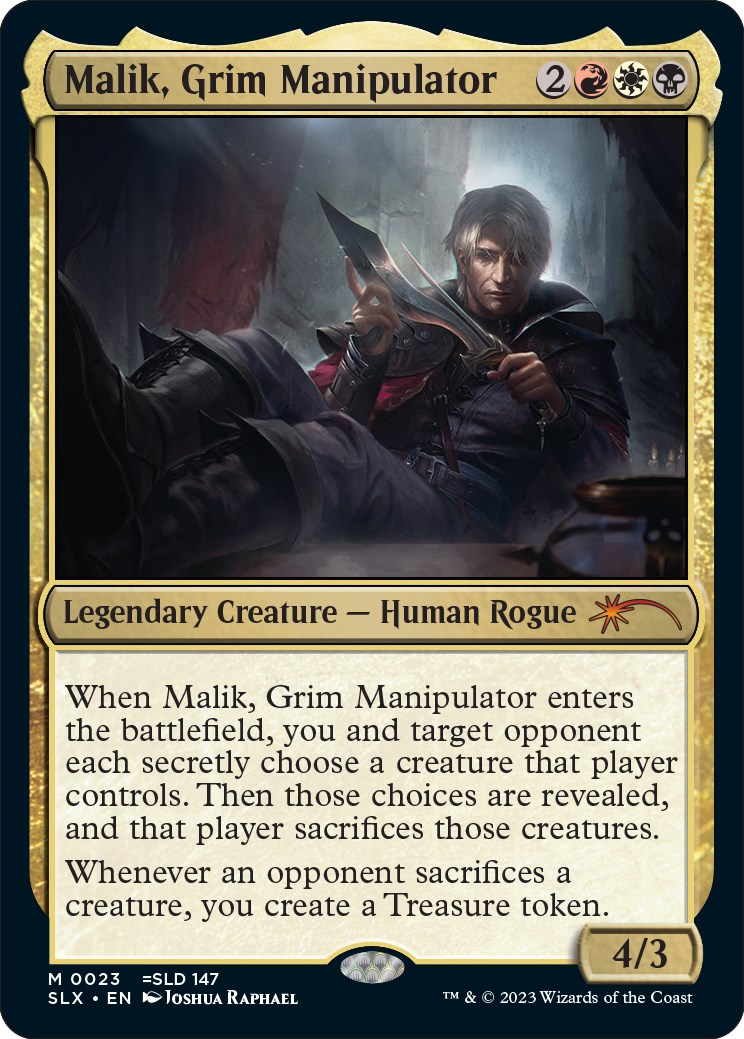 Malik, Grim Manipulator - SLX Cards - Magic: The Gathering