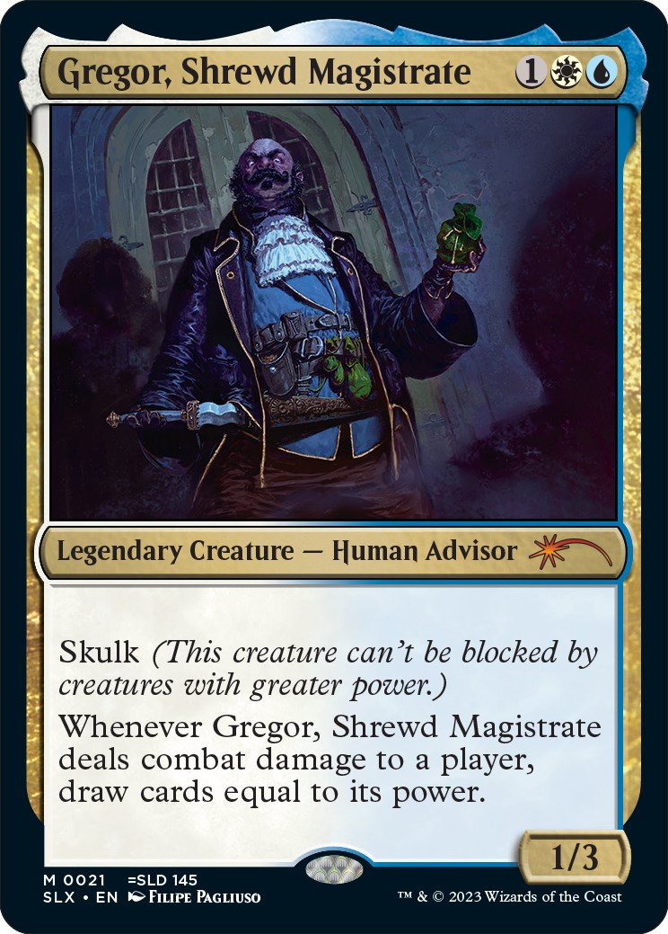 Gregor, Shrewd Magistrate - SLX Cards - Magic: The Gathering