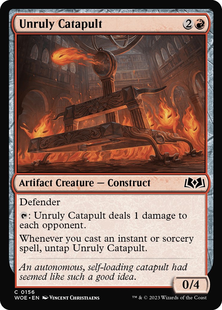 Unruly Catapult - Wilds of Eldraine - Magic: The Gathering