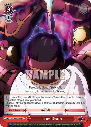 True Death - Nazarick: Tomb of the Undead Vol.2 - Weiss Schwarz