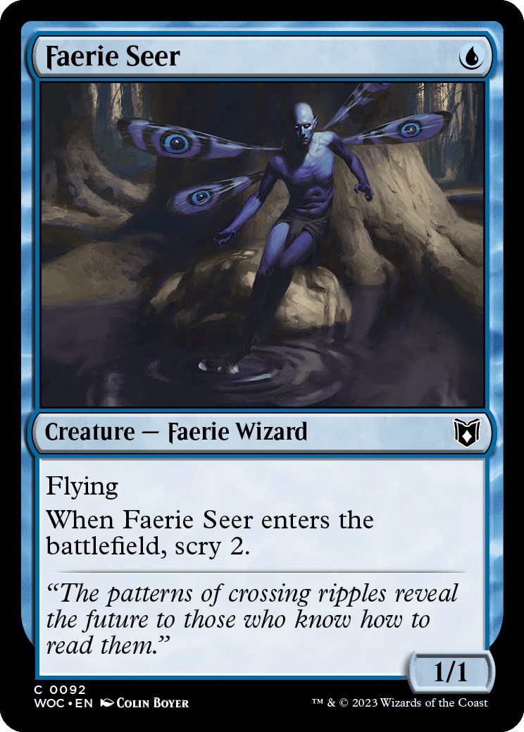 Faerie Seer - Commander: Wilds of Eldraine - Magic: The Gathering
