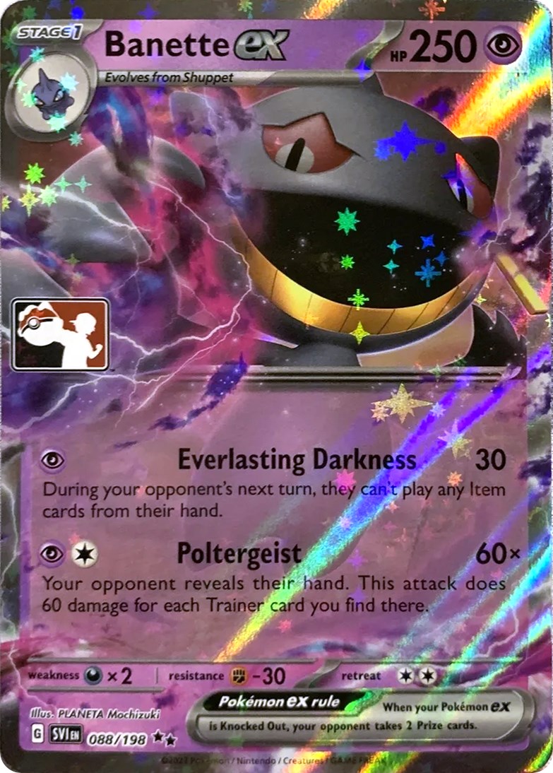 Banette ex - Prize Pack Series Cards - Pokemon