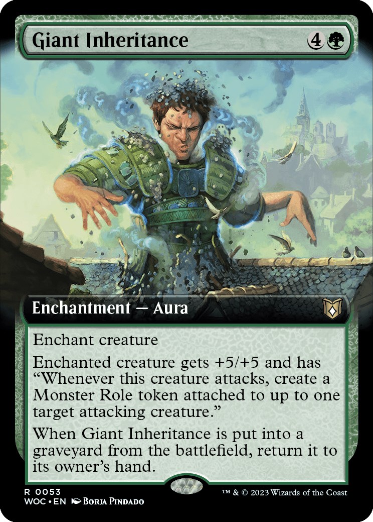 Giant Inheritance (Extended Art) - Commander: Wilds of Eldraine - Magic ...