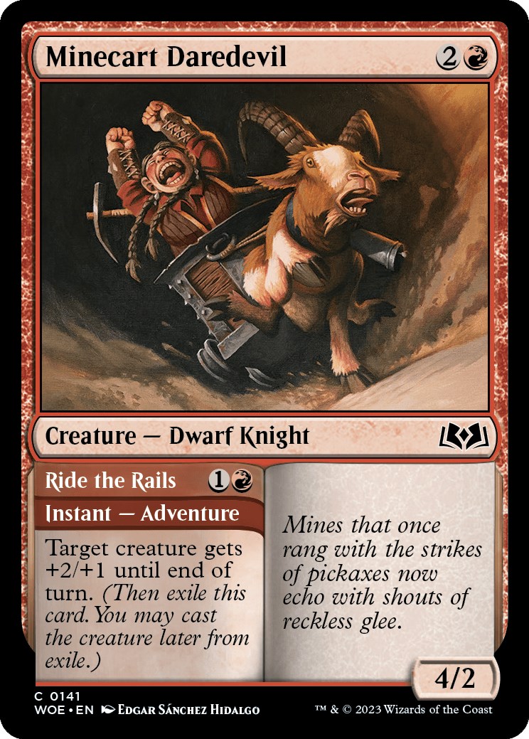 Minecart Daredevil - Wilds of Eldraine - Magic: The Gathering