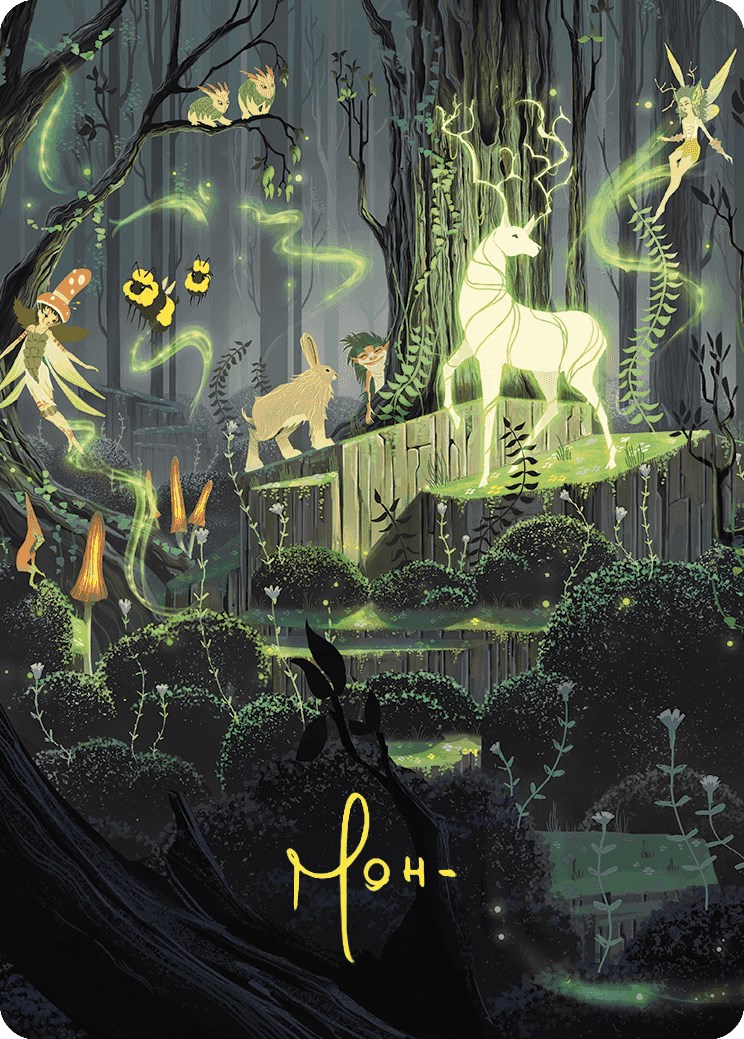 Primal Vigor Art Card (Gold-Stamped Signature) - Art Series: Wilds of ...